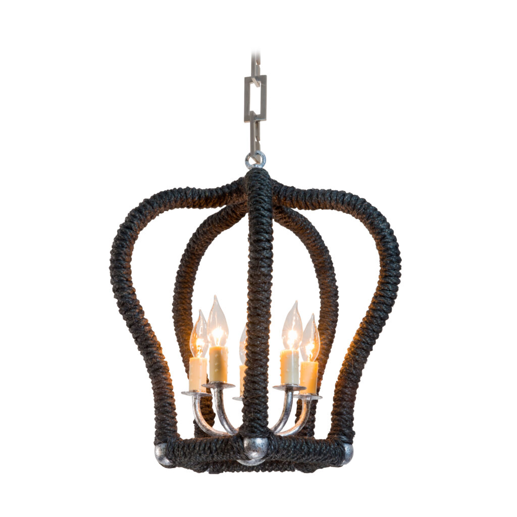 Rope Large Oval Chandelier - Fisher Weisman Collection