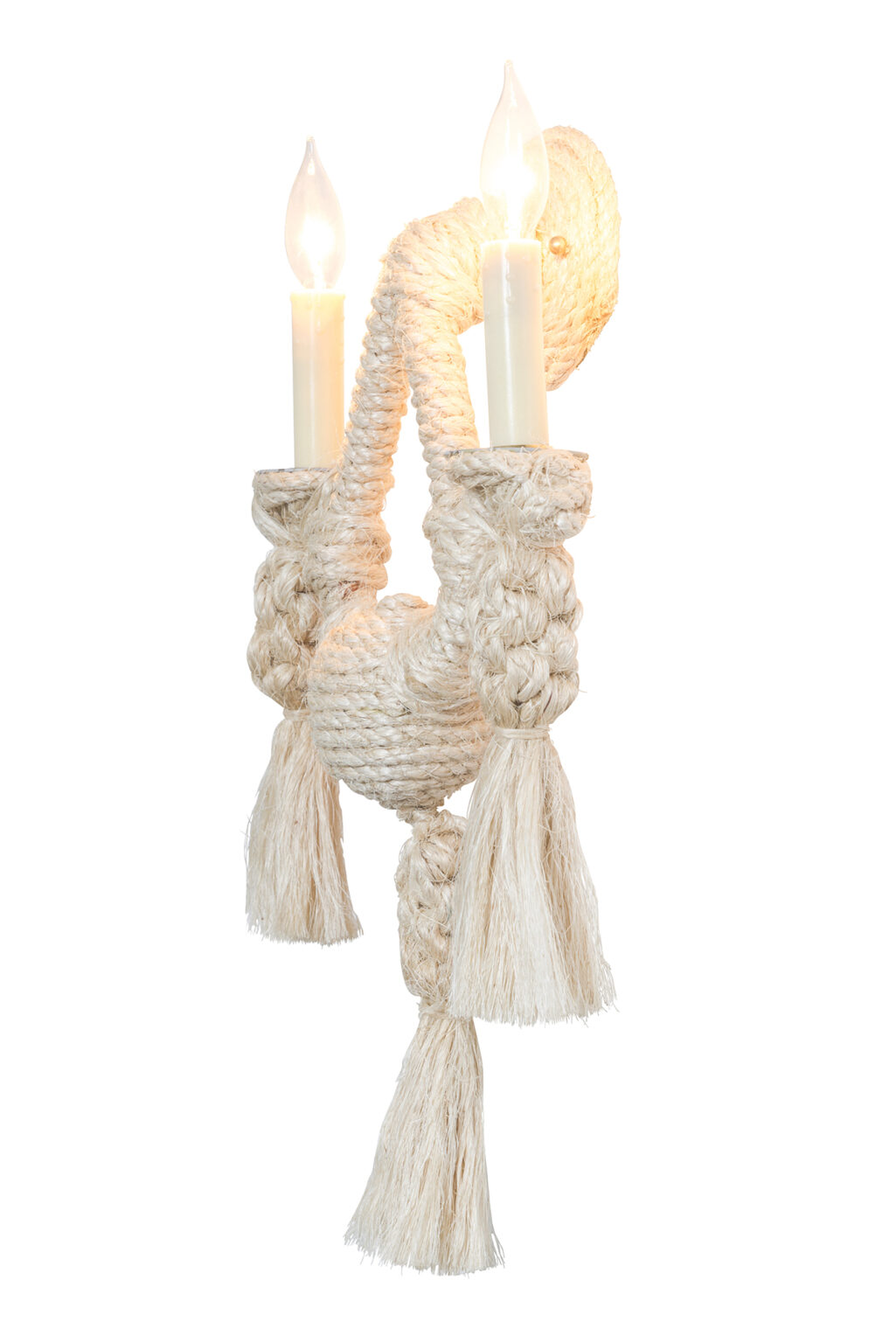 Rope Double Light Sconce - Fisher Weisman Collection