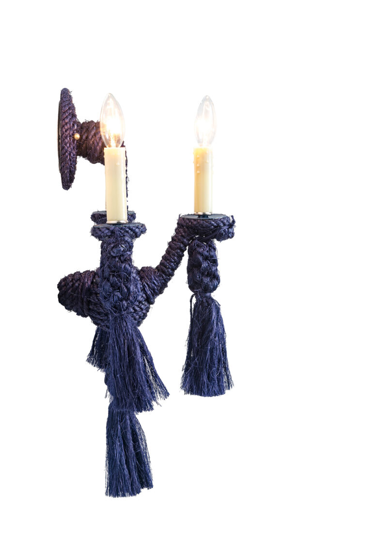 Rope Triple Light Sconce - Fisher Weisman Collection